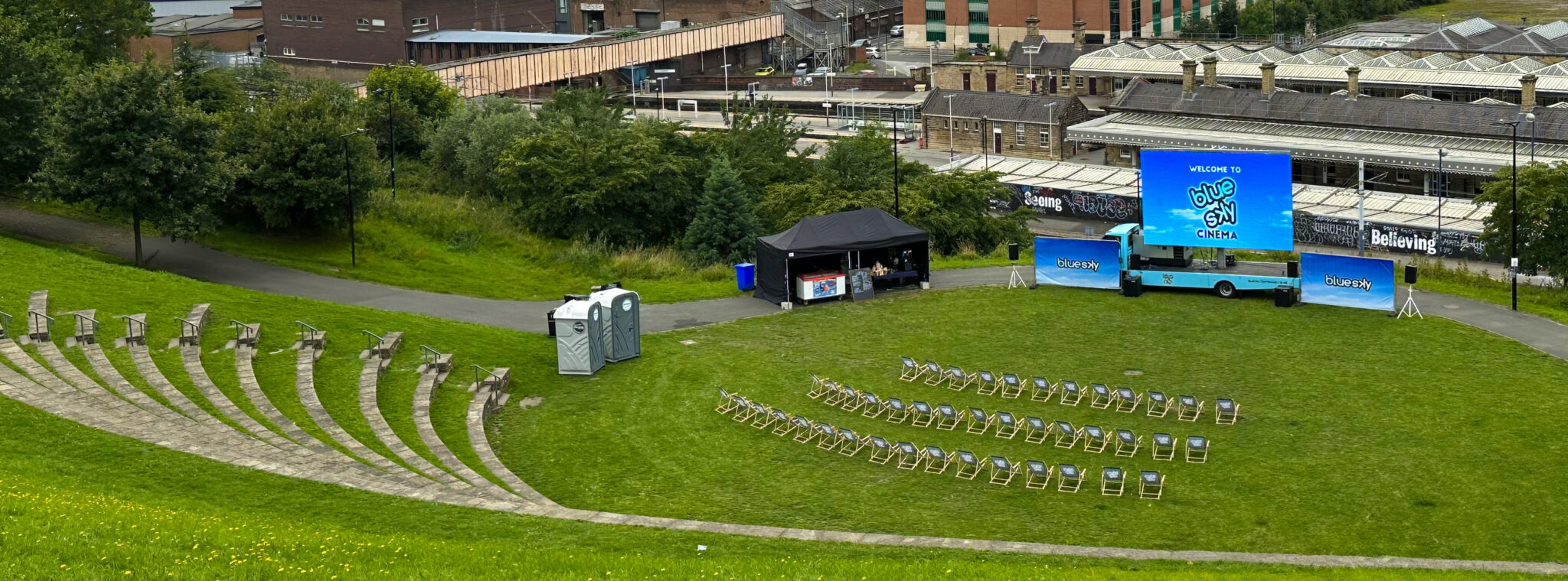 Outdoor Cinema Hire – Blue Sky Event Services
